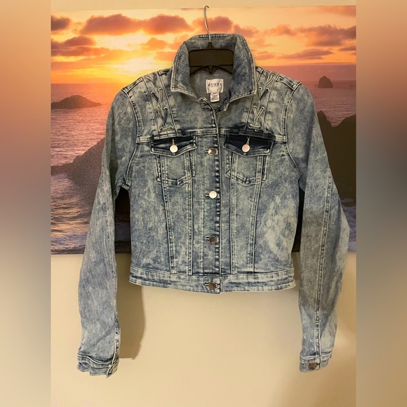 Guess | Jackets & Coats | Guess Los Angeles Denim Jacket News | Poshmark